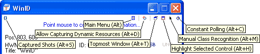 WinID Toolbar (and buttons)
